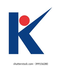 525 Letter k human symbol logo Images, Stock Photos & Vectors ...