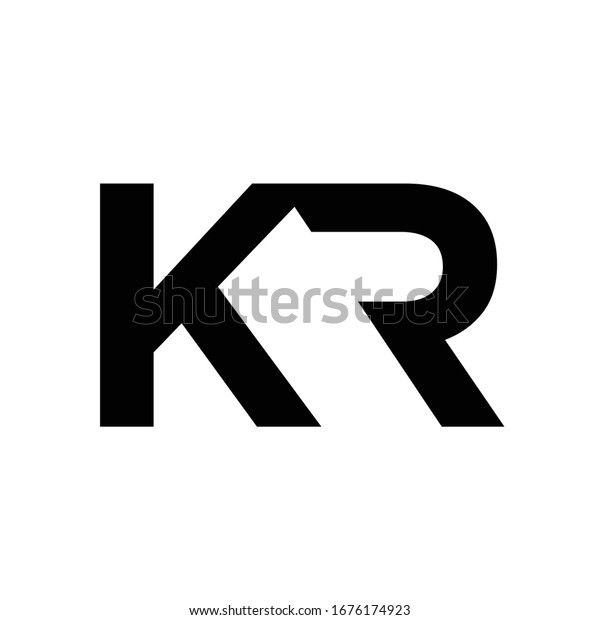 Letter K 및 R 로고 디자인 스톡 벡터(로열티 프리) 1676174923 | Shutterstock
