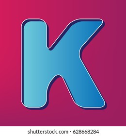 Letter K Sign Design Template Element Stock Vector (Royalty Free ...