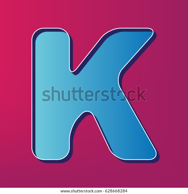 Letter K Sign Design Template Element Stock Vector (Royalty Free ...