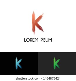 Letter K Simple Logo Icon Design Stock Vector (Royalty Free) 1484875424 ...