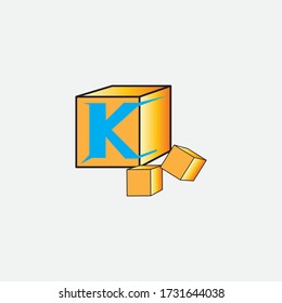 Letter K Unique Logo Creative Vector Stock Vector (Royalty Free ...