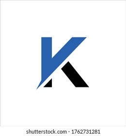 Letter K Unique Logo Vector Stock Vector (Royalty Free) 1762731281 ...