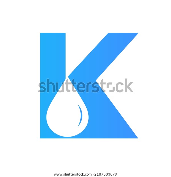 Letter K Water Logo Element Vector Stock Vector (Royalty Free ...