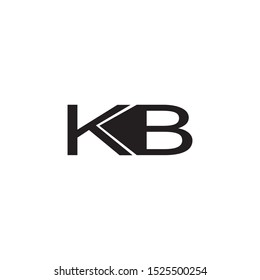 Letter Kb New Logo Vector Stock Vector (Royalty Free) 1525500254 ...