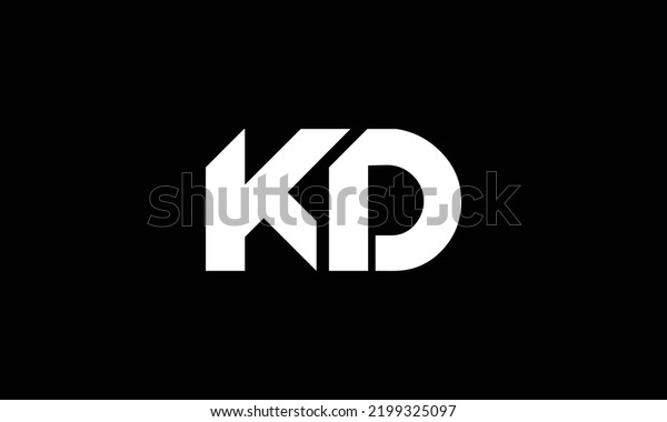 Letter Kd Logo Alphabet Kd Icon Stock Vector (Royalty Free) 2199325097 ...