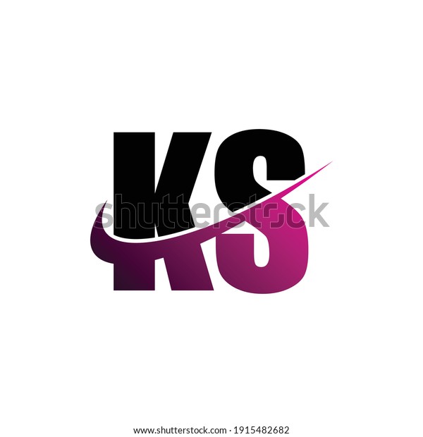 Letter Ks Simple Logo Design Vector Stock Vector (Royalty Free ...