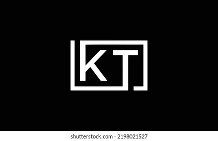 Letter Kt Logo Creative Kt Logo Stock Vector (Royalty Free) 2198021527 ...