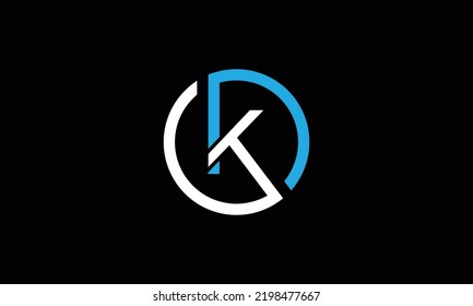 Letter Kt Logo Creative Kt Logo Stock Vector (Royalty Free) 2198477667 ...