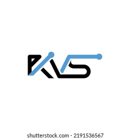 Letter Kvs Circuit Technology Logo Stock Vector (Royalty Free ...