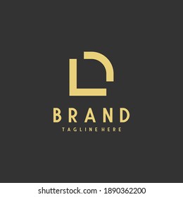 Letter L D Logo Design Template Stock Vector (Royalty Free) 1890362200