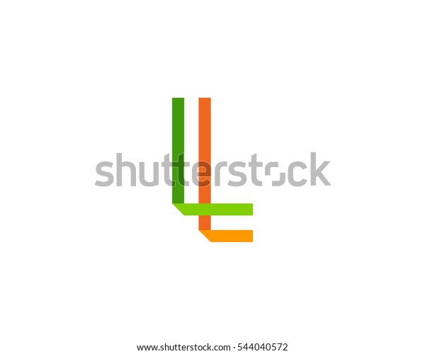 Letter L Double Line Logo Design Stock Vector (Royalty Free) 544040572 ...