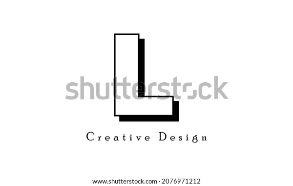 Letter L Fonts Style Logo Design Stock Vector (Royalty Free) 2076971212 ...