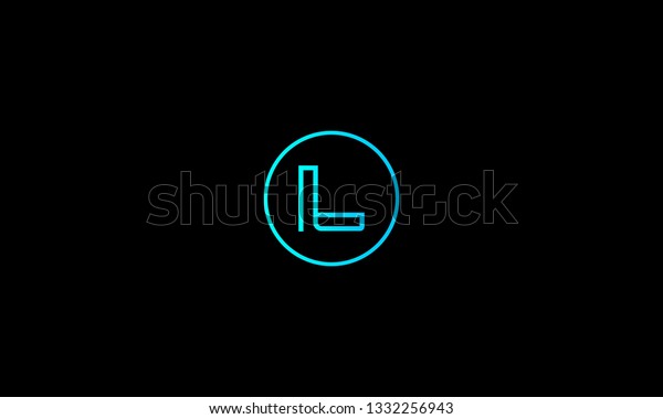 Letter L Logo Circle Frame Logo Stock Vector (Royalty Free) 1332256943 ...