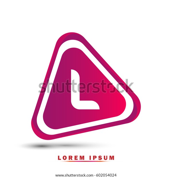 Letter L Modern Concept Elegant Simple Stock Vector (Royalty Free ...