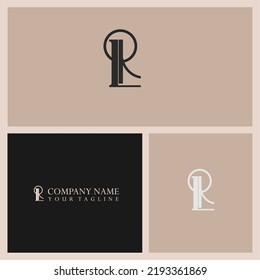 Letter L R Monogram Logo Stock Vector (Royalty Free) 2193361869 ...