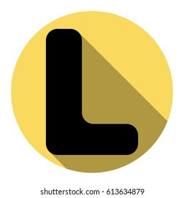 Letter L Sign Design Template Element Stock Vector (Royalty Free ...