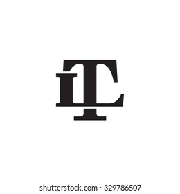 Letter L T Monogram Logo Stock Vector (Royalty Free) 329786507