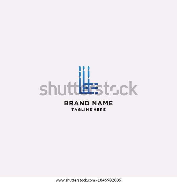 Letter L Tech Logo Design Template Stock Vector (Royalty Free ...