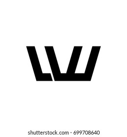 Letter L W Vector Logo: เวกเตอร์สต็อก (ปลอดค่าลิขสิทธิ์) 699708640 ...