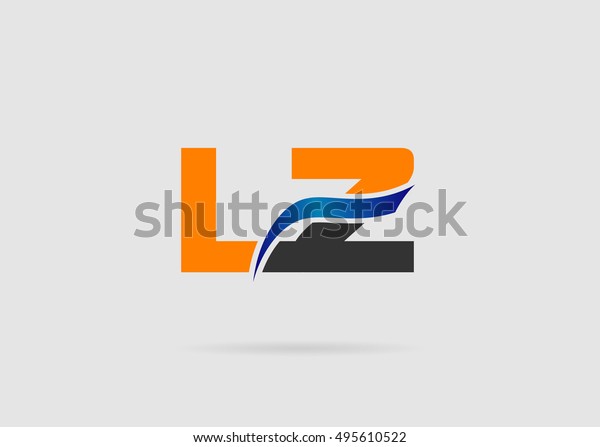 Letter L Z Logo Vector Stock Vector (Royalty Free) 495610522 | Shutterstock