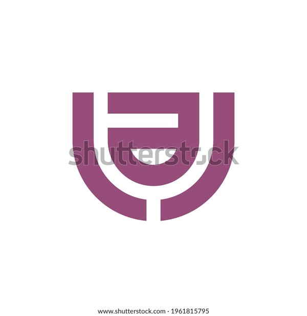 Letter Laj Monogram Logo Design Template Stock Vector (Royalty Free ...