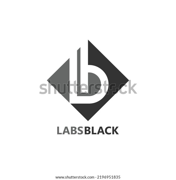 Letter Lb Labs Black Logo Design Stock Vector (Royalty Free) 2196951835 ...