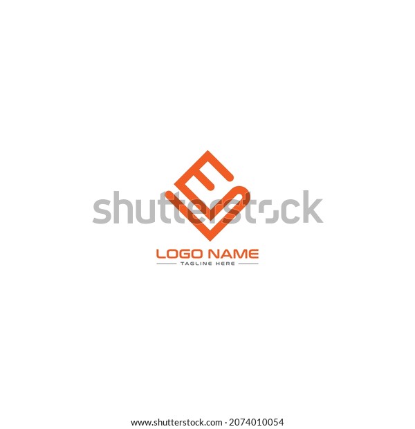 Letter Le Logo Design Le Letter Stock Vector (Royalty Free) 2074010054 ...