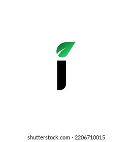Letter Leaf Logo Design Template Vector Stock Vector (Royalty Free ...