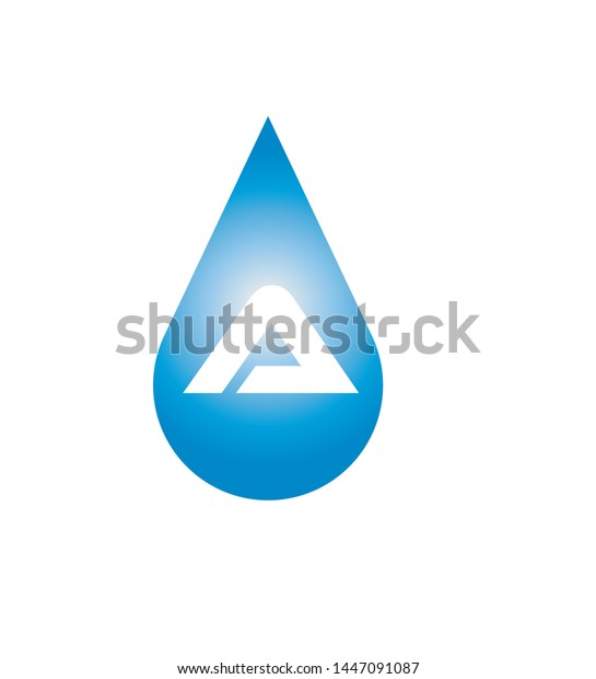 Letter Light Blue Background Stock Vector (Royalty Free) 1447091087 ...