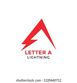 Letter Lightning Graphic Design Template Vector 库存矢量图（免版税）1220640712 ...