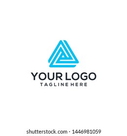 Letter Line Logo Vector Stock Vector (Royalty Free) 1446981059 ...