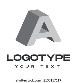 Letter Logo 3d Logo 3d Letters Stock Vector (Royalty Free) 2138117119 ...