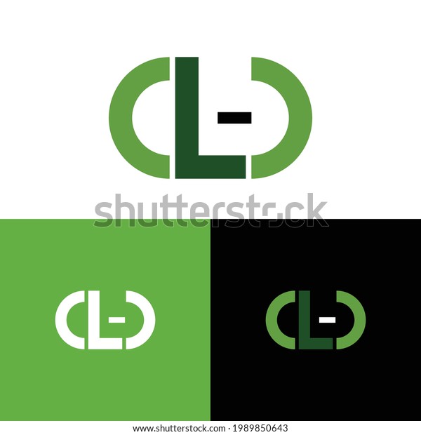 Letter Logo Design Lcd Logo Design Stock Vector (Royalty Free ...