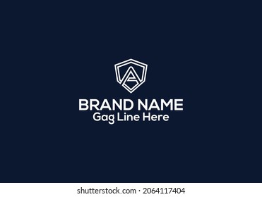 Letter Logo Design Minimalist Logo Stock Vector (Royalty Free ...