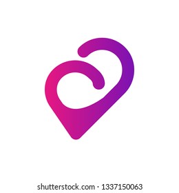 Pin Point Letter Initial E Logo Stock Vector (Royalty Free) 528830476 ...