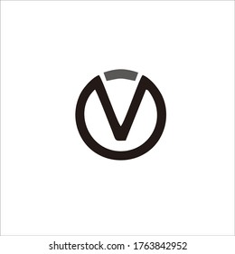 Circle V Logo Initial Logo Ov Stock Vector (Royalty Free) 622901705 ...