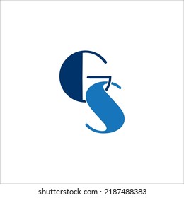 Letter Logo Gs Vector Illustration Symbol Stock Vector (Royalty Free ...