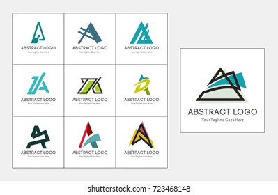 Letter Logo Design Templates Set Stock Vector (Royalty Free) 1275374827