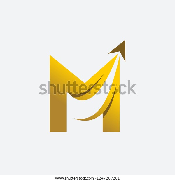 Letter M Airplane Stock Vector (Royalty Free) 1247209201 | Shutterstock