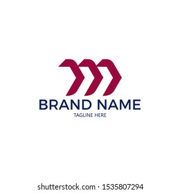 Letter M Arrow Logo Design M Stock Vector (Royalty Free) 1535807294 ...