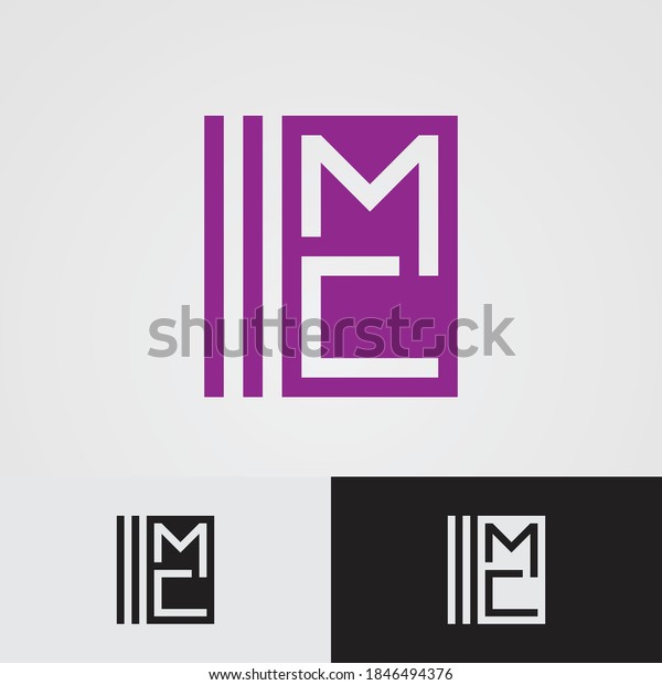 Letter M C Vector Design Illustration Stock Vector (Royalty Free ...