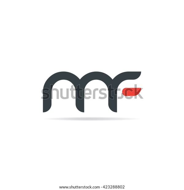 Letter M F Logo Icon Design Stock Vector (Royalty Free) 423288802 ...