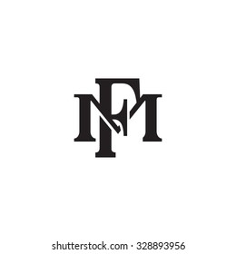 Letter M F Monogram Logo Stock Vector (Royalty Free) 328893956