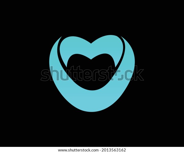 Letter M Heart Logo Icon Design Stock Vector (Royalty Free) 2013563162 ...