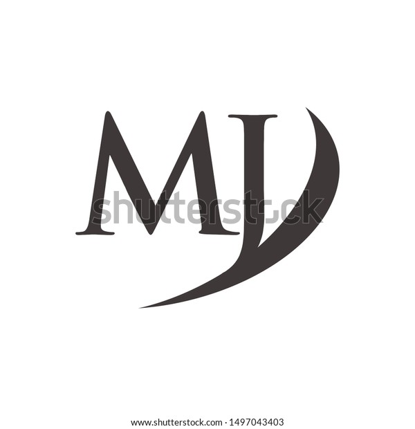 Letter M J Logo Symbol Icon Stock Vector (Royalty Free) 1497043403 ...