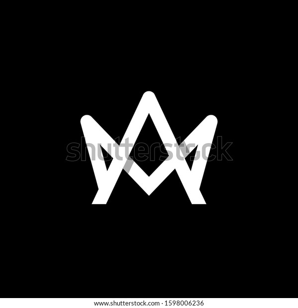 Letter M King Logo Design Vector Stock Vector (Royalty Free) 1598006236 ...