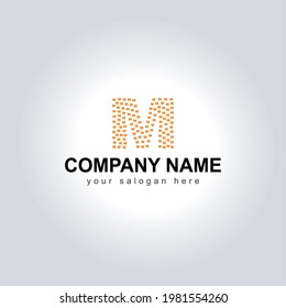 Letter M Logo Icon Typography Logo Stock Vector (Royalty Free ...