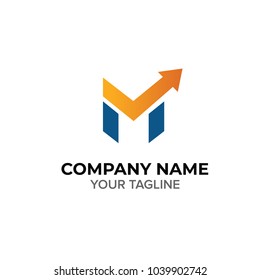Similar Images, Stock Photos & Vectors of letter M trade marketing logo ...