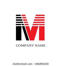 Vektor Stok Letter M New Logo Vector (Tanpa Royalti) 1482856895 ...